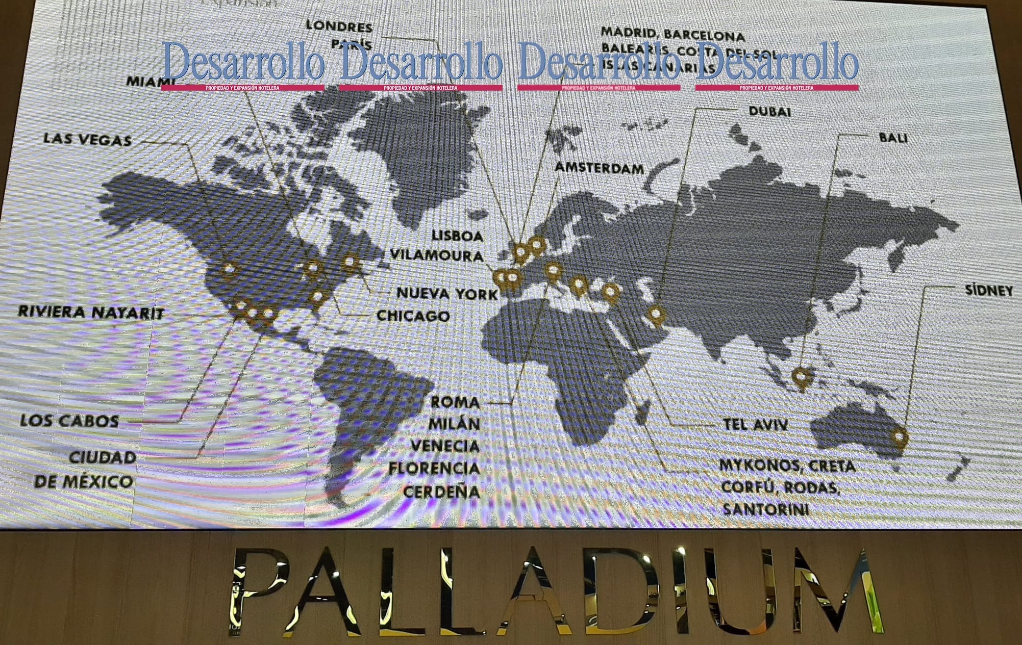 Palladium revela un mapa con los destinos donde quiere añadir hoteles ...
