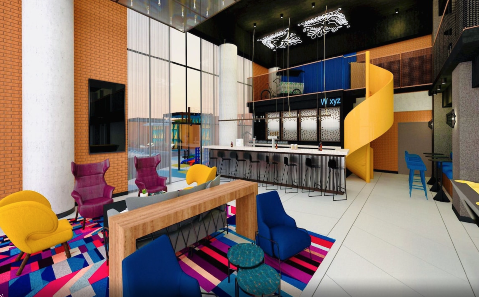 El nuevo Aloft de México transforma su interior en una explosión de ...