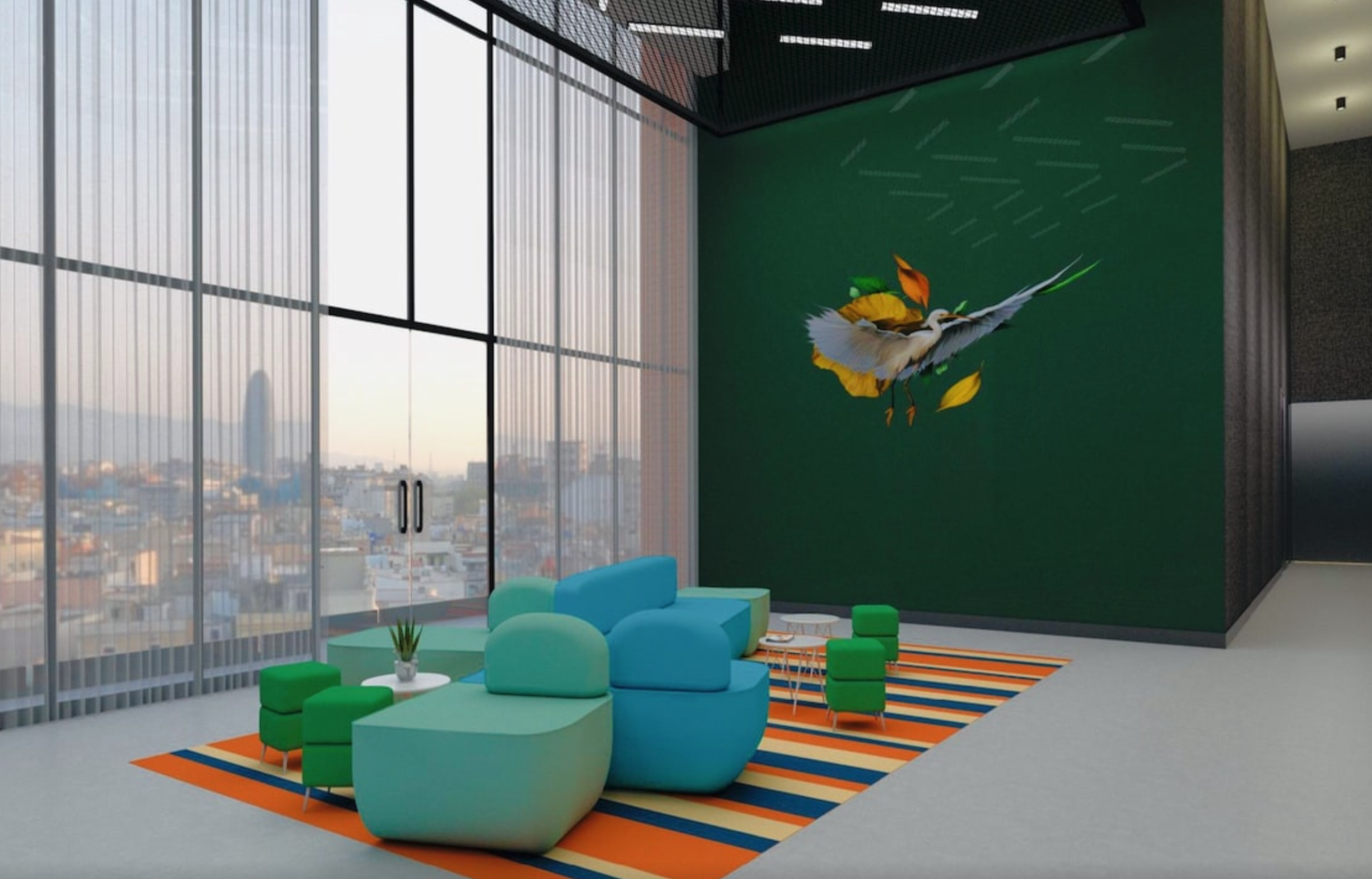 El nuevo Aloft de México transforma su interior en una explosión de ...