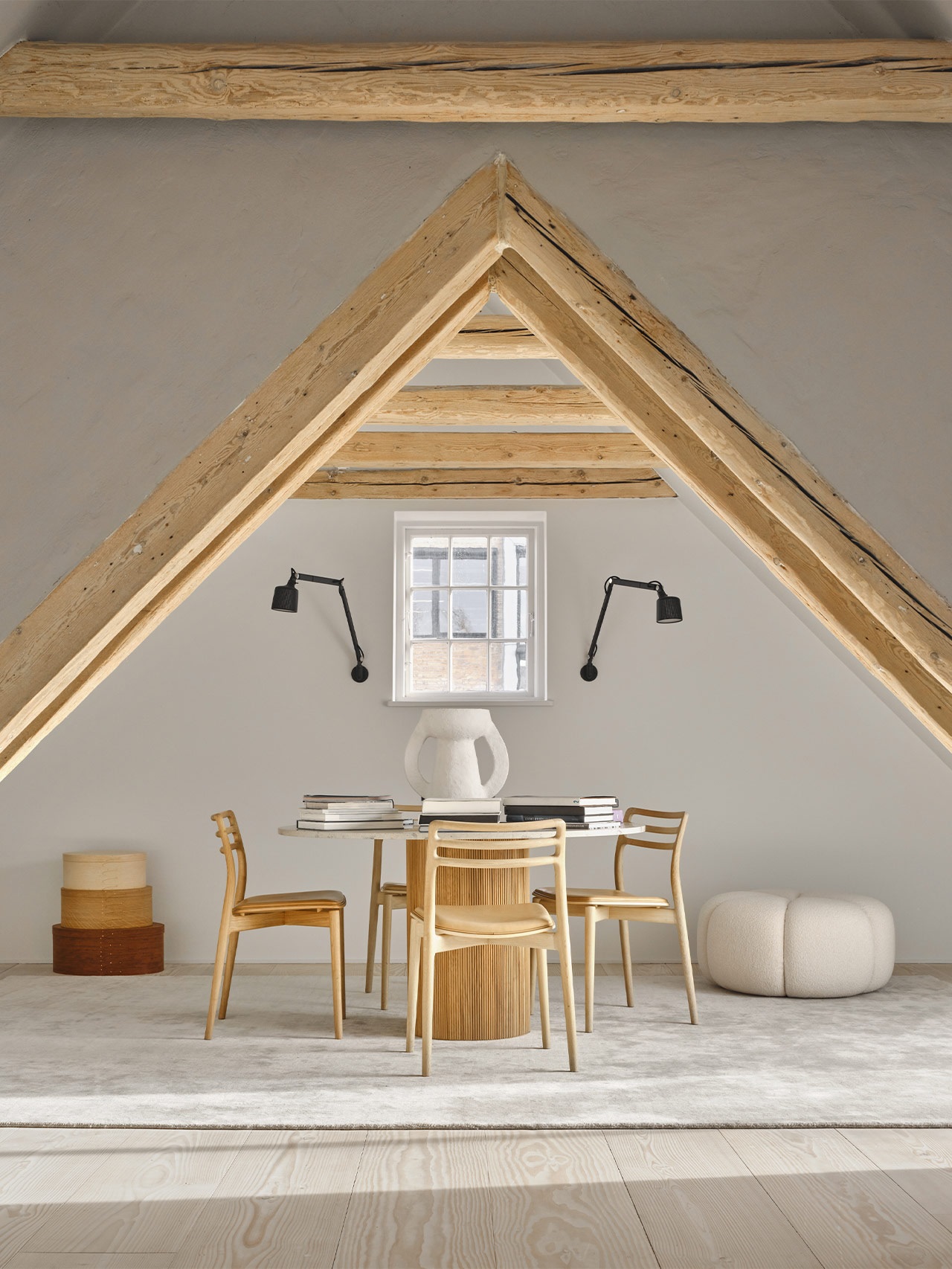 Al más puro estilo danés: un loft convertido en hotel para una persona ...