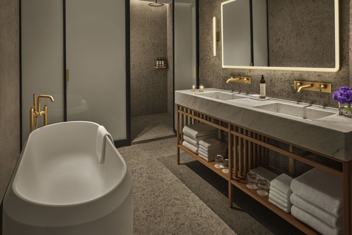 El Edition de Roma se viste de verde: cortinas, mármoles y 400 plantas ...